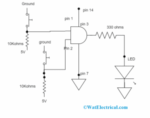 Pull Up and Pull Down Resistors : Definition, Working & Their Applications